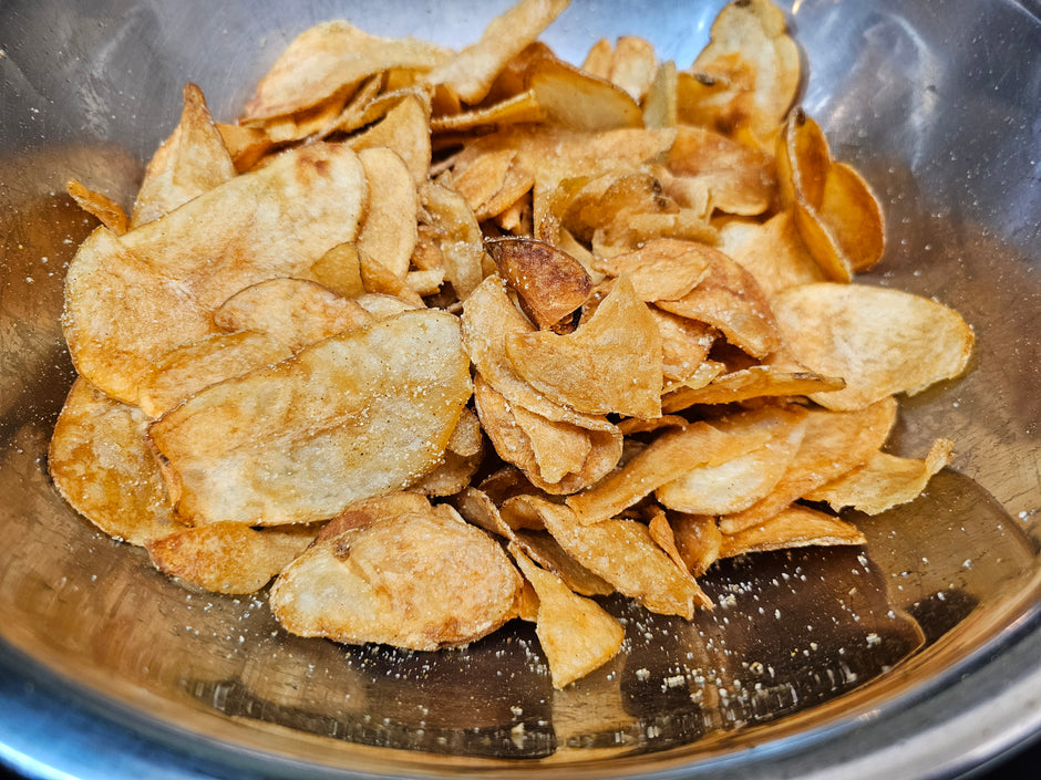 Spuds with a kick, Small batch craft Potato Chips Oak City Spice – Oak ...